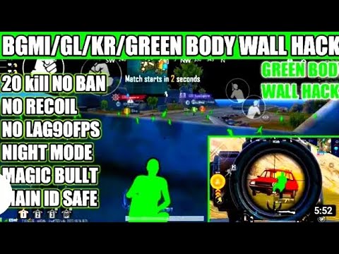 BGMI GREEN BODY CONFIG 3.3 | BGMI GREEN BODY WALLHACK 3.3 | BGMI 3.3 ...