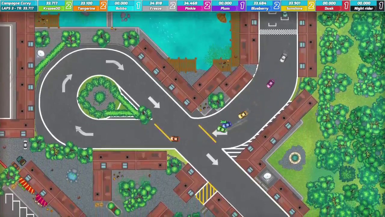 Race Arcade - Best Old School Top Down Racer on the PS4 Pro - YouTube