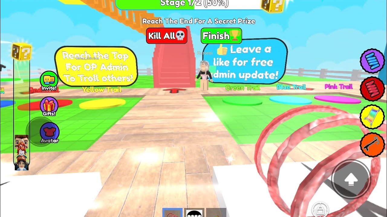 ROBLOX ПОДНИМИСЬ НА 999 СТУПЕНЕК!!!@Tymur-Fortcraft - YouTube