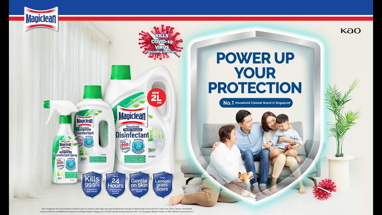 Power Up Your Protection with NEW Magiclean Multi-Purpose Disinfectant ...