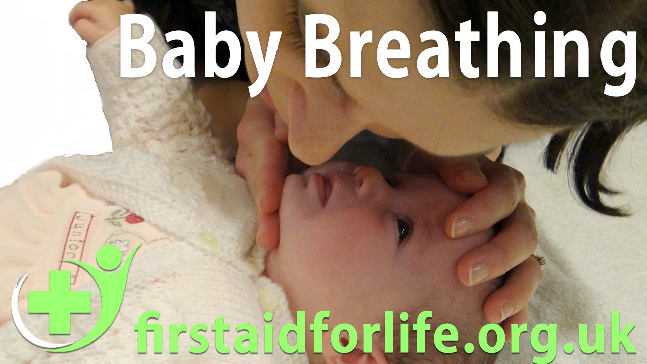 How to check if a baby is breathing - YouTube