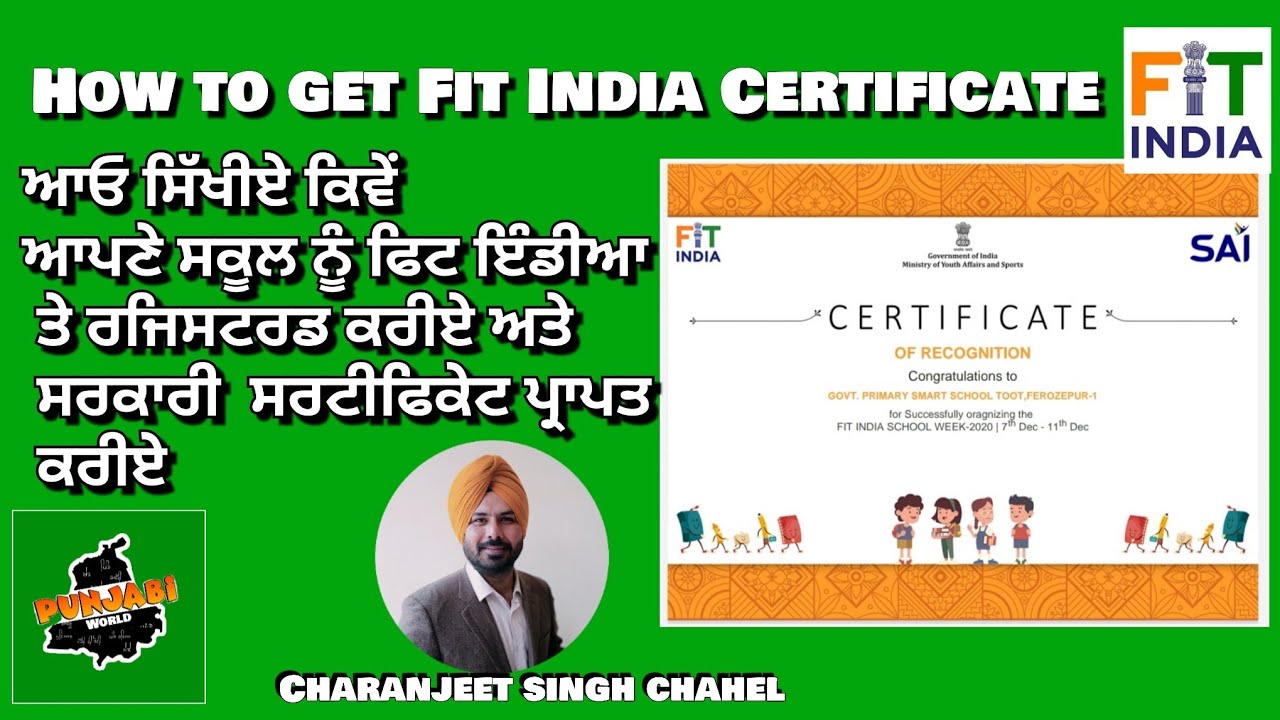 How to get FIT INDIA CYCLOTHON / Fit india school week Certificate # ...