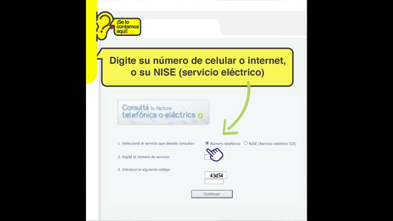 Averigüe el monto de su factura con el ICE fácil y ágil, sin salir de ...