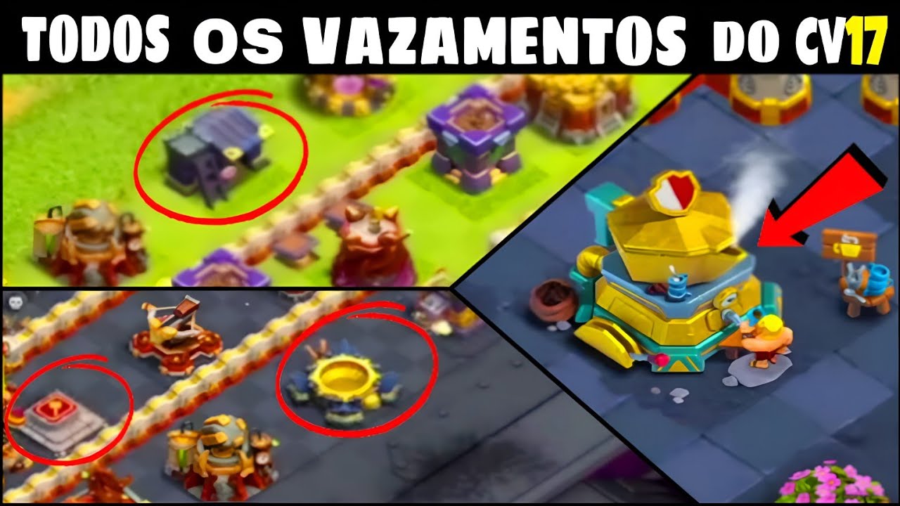 TODAS AS NOVIDADES SOBRE O CV17 NO CLASH OF CLANS!! - YouTube
