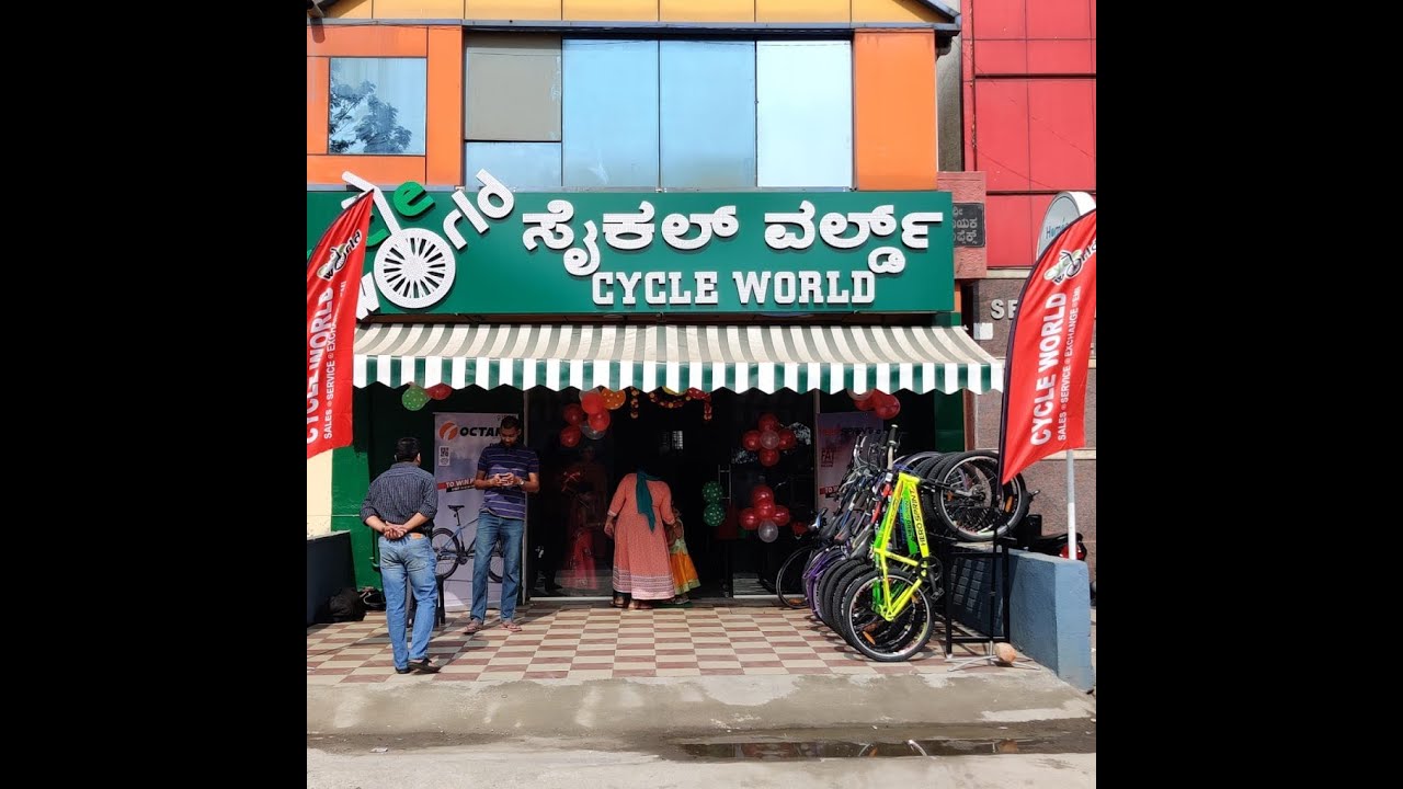 Cycle World Bannerghatta Road - Largest Multi Brand Bicycle Store - YouTube