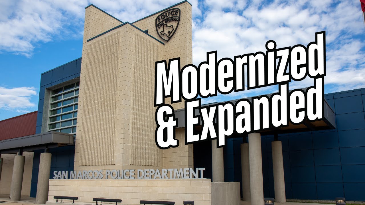 Drone Tour: San Marcos Police Department’s Major HQ Remodel - YouTube