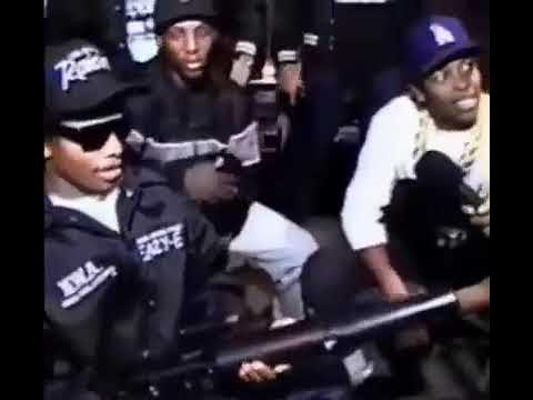 N.W.A - Eazy-E Showing His Gun in This Rare Footage - YouTube