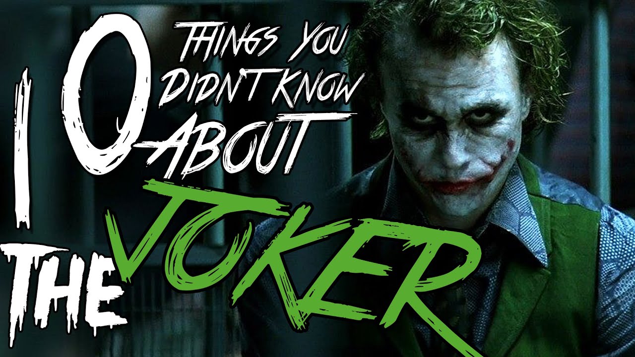 10 Things You Probably Didn't Know About The Joker (10 Facts) | The ...