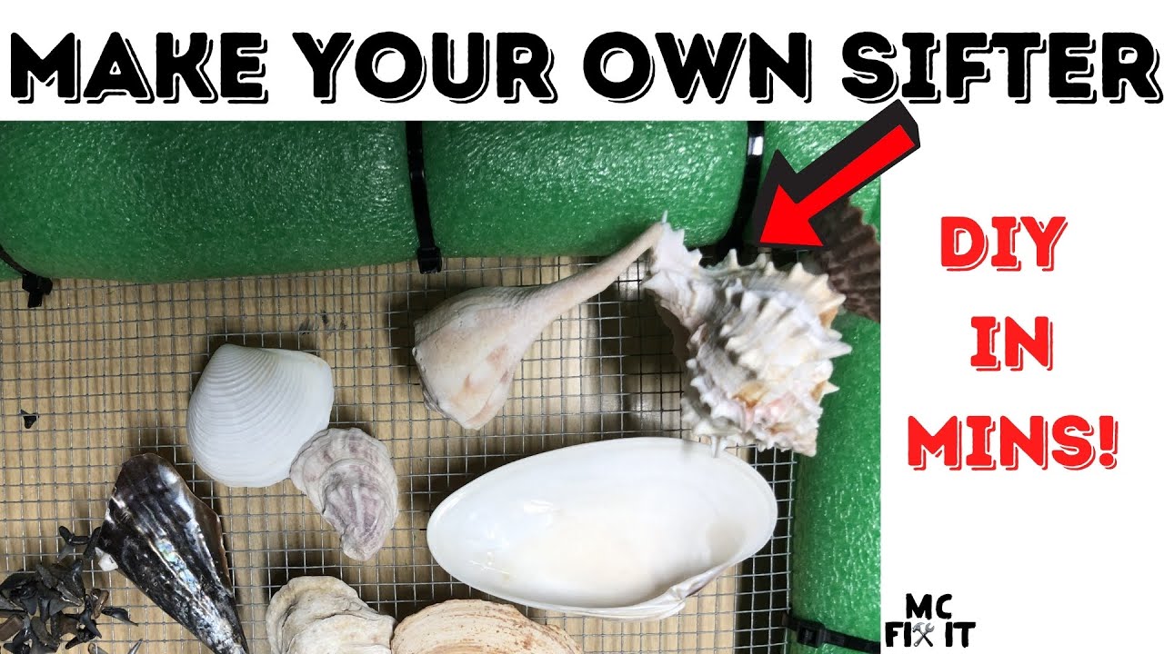 Make Your Own Floating Sifter for Sand & Dirt to find Fossils, Shark ...
