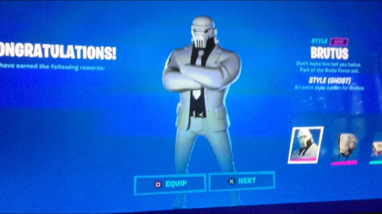 UNLOCKING GHOST BRUTUS IN FORTNITE! - YouTube