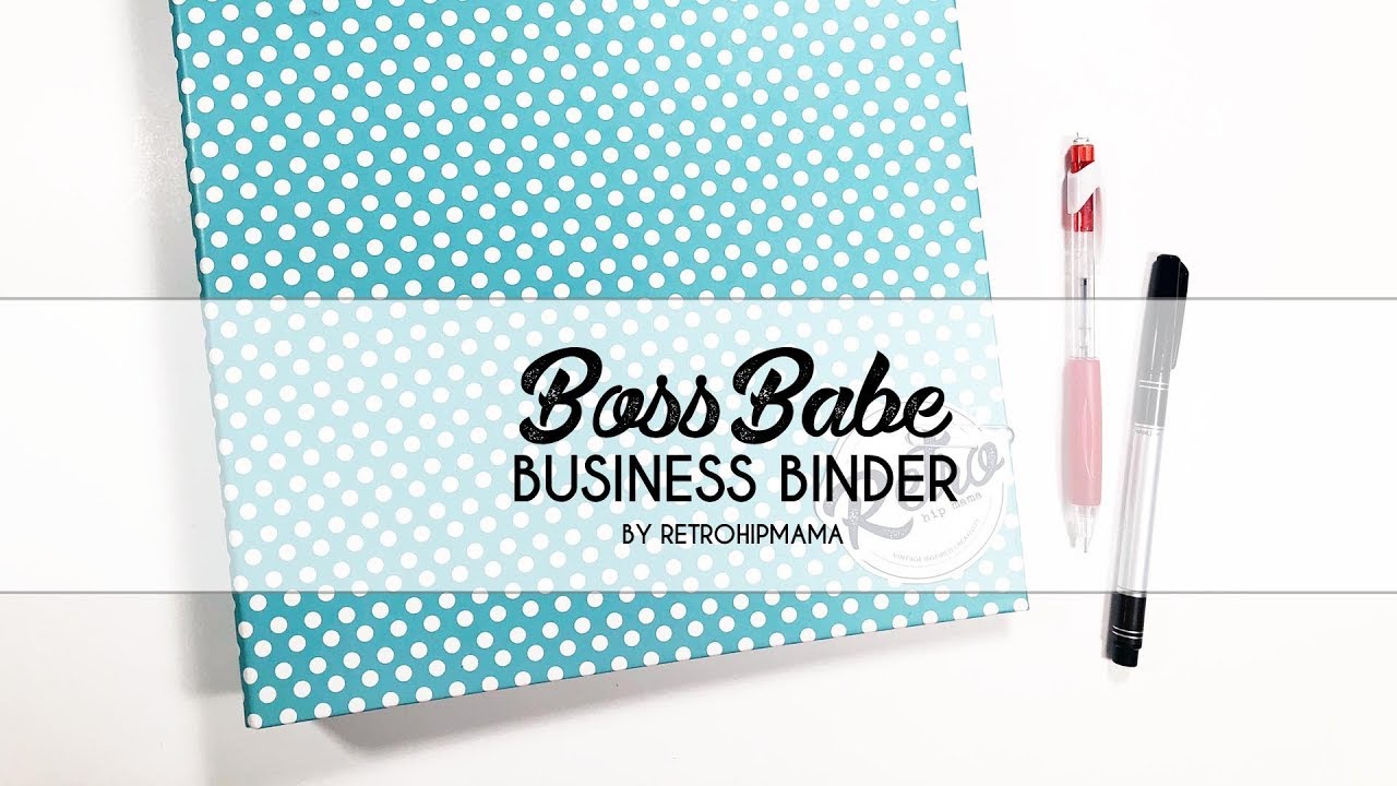 Look Inside 2018 Boss Babe Business Binder // NEW PLANNER SETUP - YouTube
