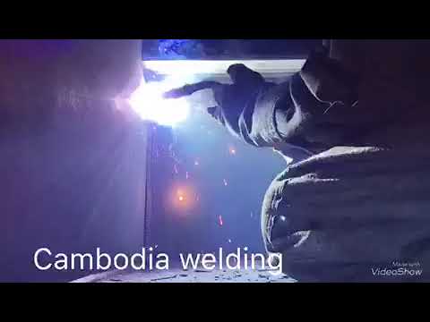 Welding pellets and vertical ( Korea worker ) - YouTube