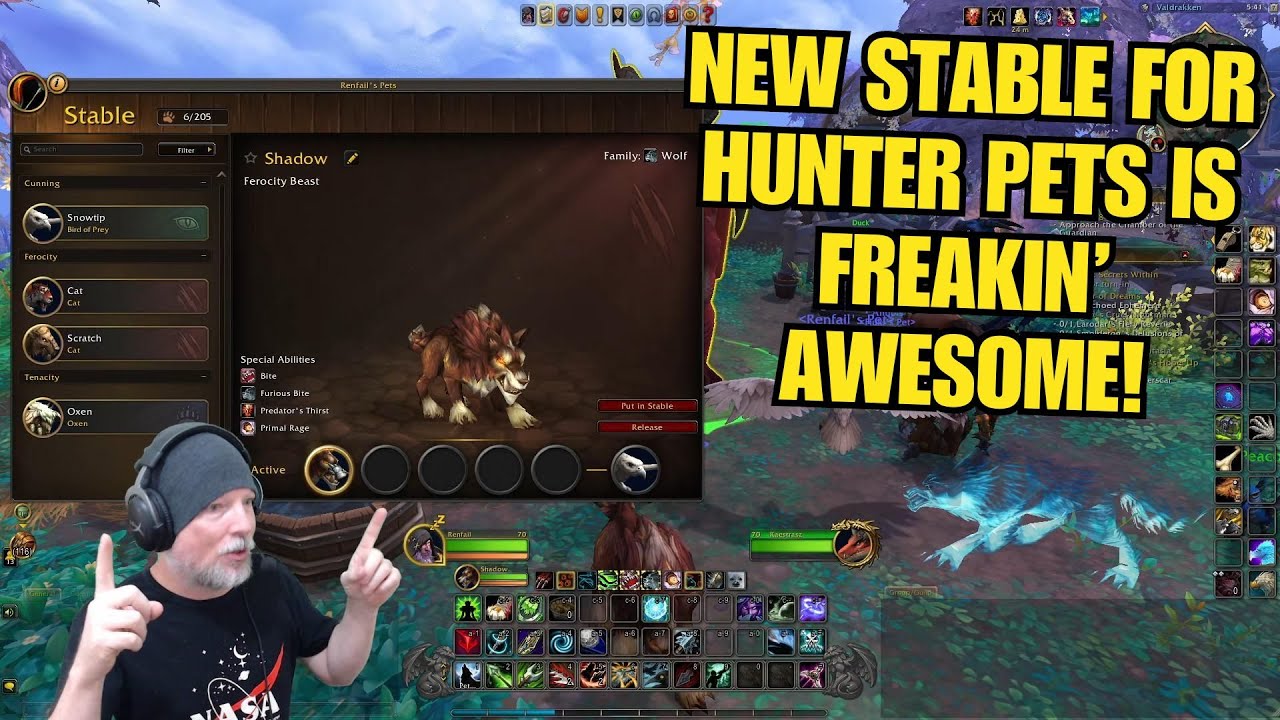 New Stable For Hunter Pets Is AWESOME! - YouTube