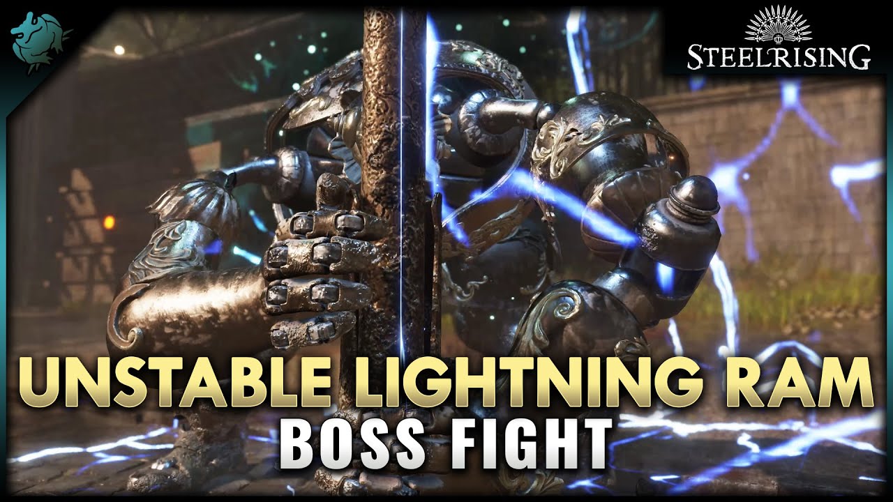 Steelrising - Unstable Lightning Ram Boss Fight (PC) - YouTube