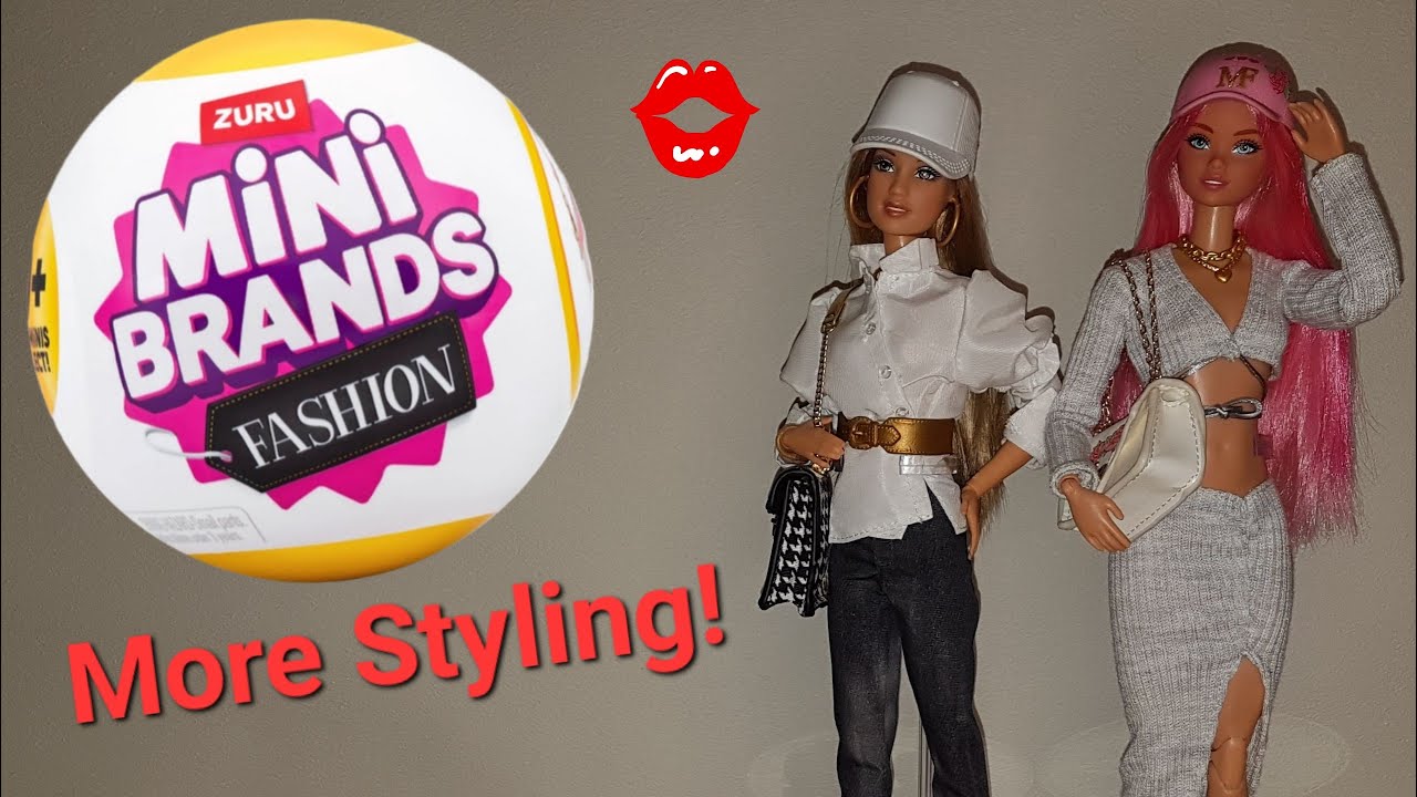#9 Opening Mini Brands Fashion 3 with 80+ Surprises & Styling Barbies ...