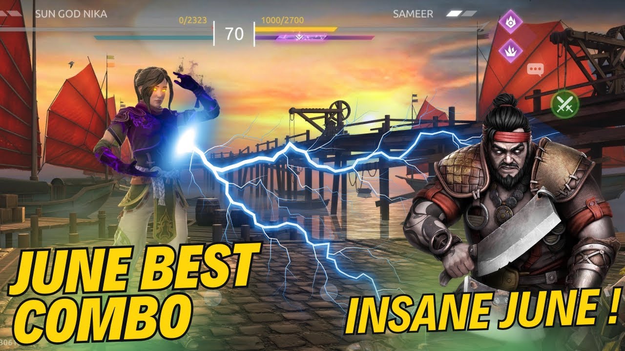 JUNE BEST COMBO || SHADOW FIGHT 4 : ARENA #massivemillion #gaming # ...