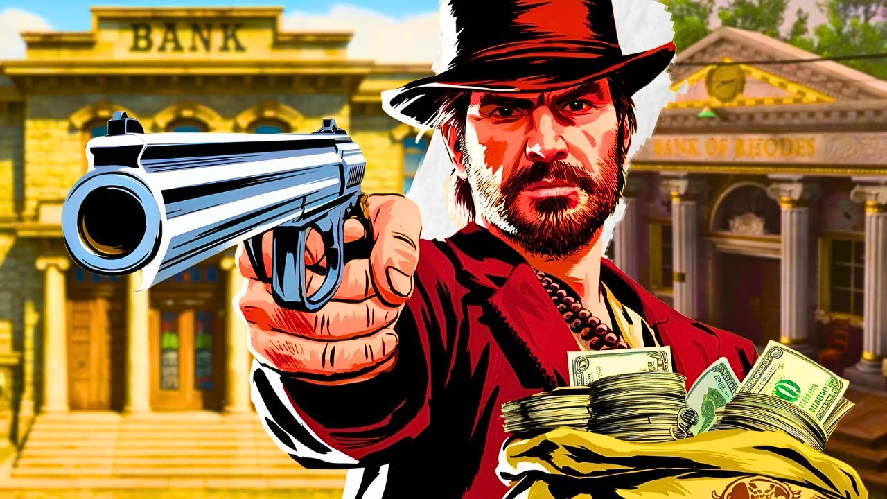 I Robbed Every Bank In Red Dead Redemption 2 ! - YouTube