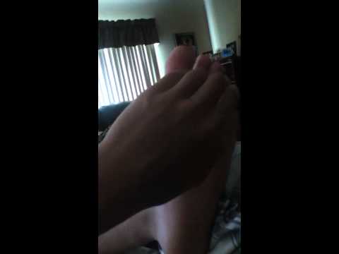 Tickling my feet on a hot day