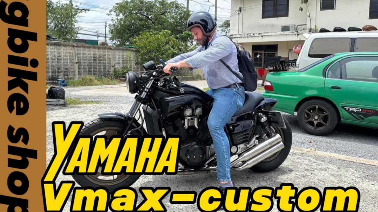 Yamaha V max / custom build @bugbikeshop_exhaust - YouTube