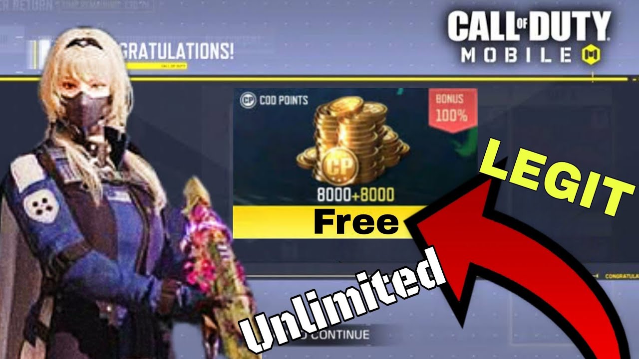 HOW TO GET FREE UNLIMITED CP IN COD MOBILE ( Legit and easy way ) - YouTube