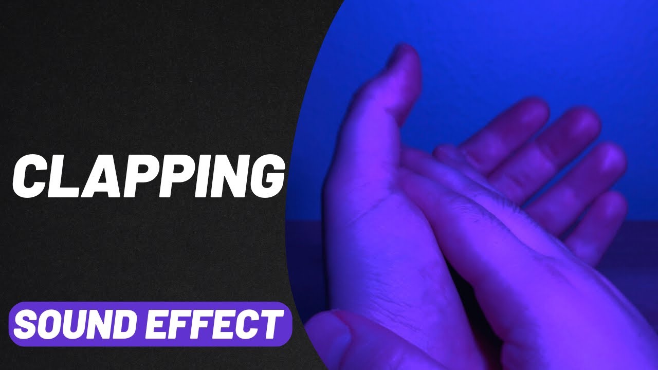 Clapping Sound Effect Stereo High Quality 96kHz - YouTube