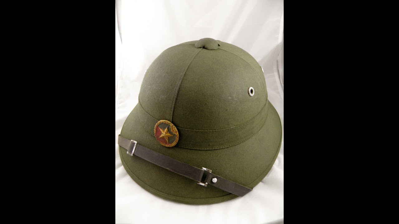vietnam hat helmet viet cong vc vietcong army pith rare 1 north VN 7-7 ...