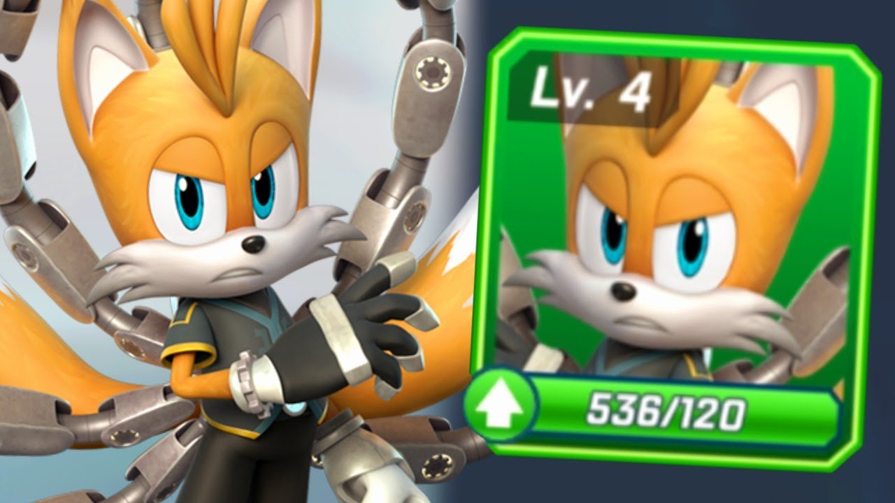 LEVEL 4 TAILS NINE GAMEPLAY - Sonic Forces Speed Battle - YouTube