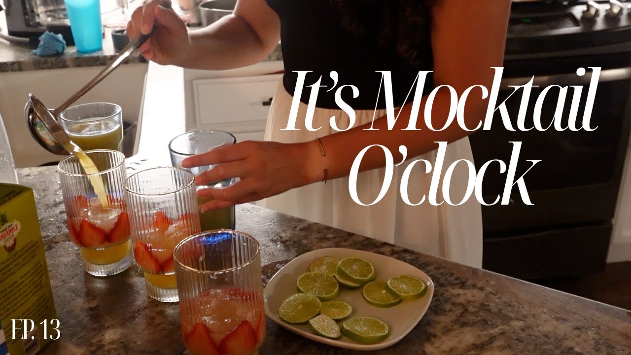 The ULTIMATE Girls’ Night | Mocktail Happy Hour! 🍹 🍍🍒 - YouTube