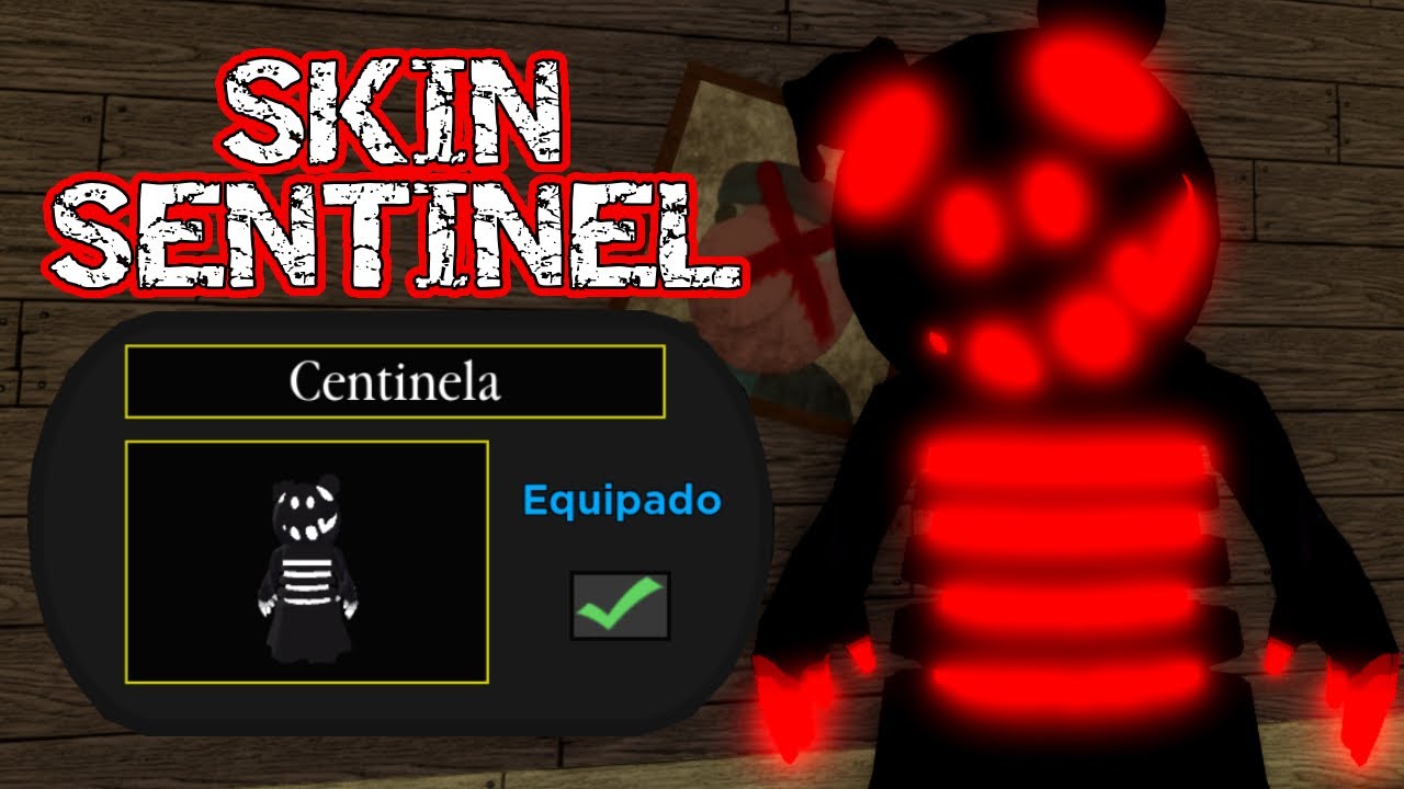 NUEVA SKIN (SENTINEL) PIGGY 2024 😨 PIGGY: But It's 100 PLAYERS ROBLOX # ...