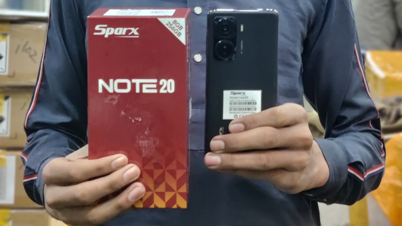 sparx note 20 unboxing #alzaheer - YouTube