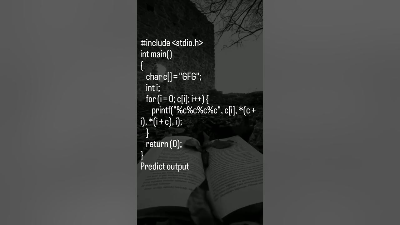 𝐏𝐫𝐞𝐝𝐢𝐜𝐭 𝐎𝐮𝐭𝐩𝐮𝐭 #cprogramming #language #code #codes #JavaScript #string @Telugueducationinfo ...