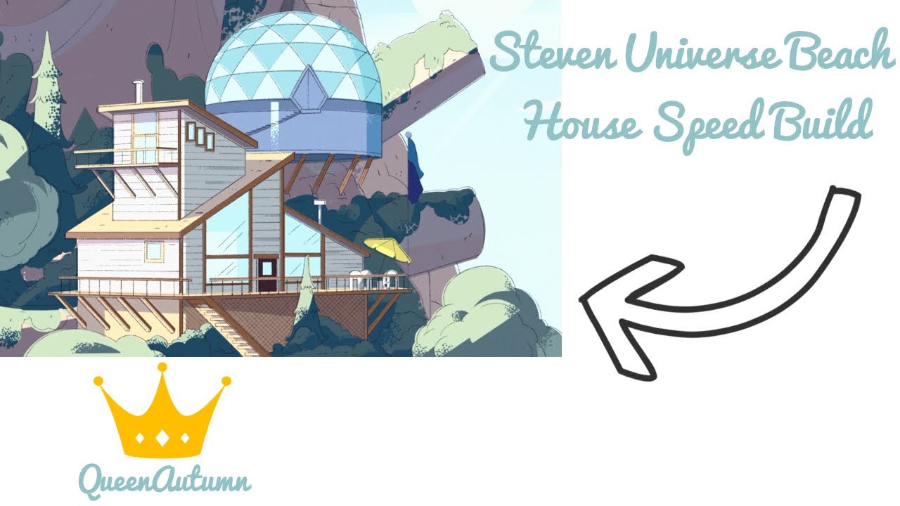 Steven Universe Beach House Speed Build / Sims 4 - YouTube