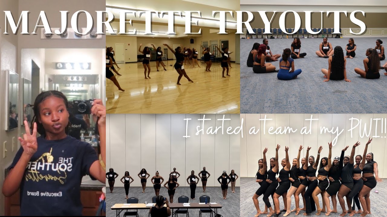 I STARTED MY OWN MAJORETTE TEAM! TRYOUT VLOG ! |MAJORETTE TRYOUTS| THE ...