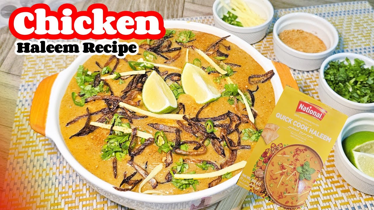 National Quick Cook Haleem Recipe | Chicken Haleem | Easy Haleem Recipe ...