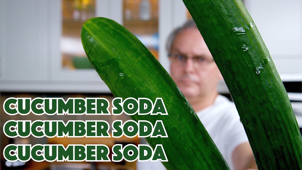 How To Make Cucumber SODA POP Recipe - Glen And Friends Cooking - YouTube