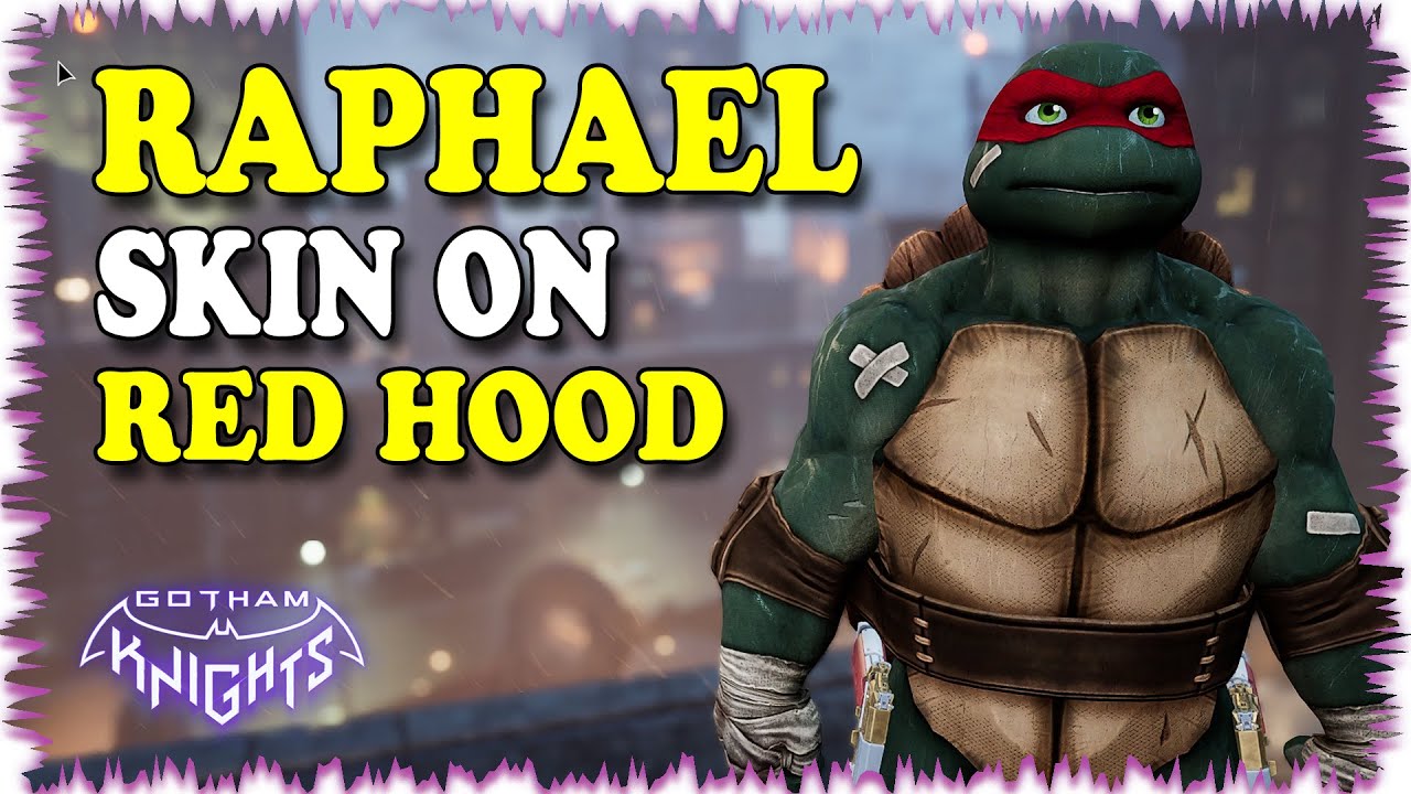 Gotham Knights - TMNT RAPHAEL SKIN On RED HOOD - Review And Gameplay PC Mod - YouTube