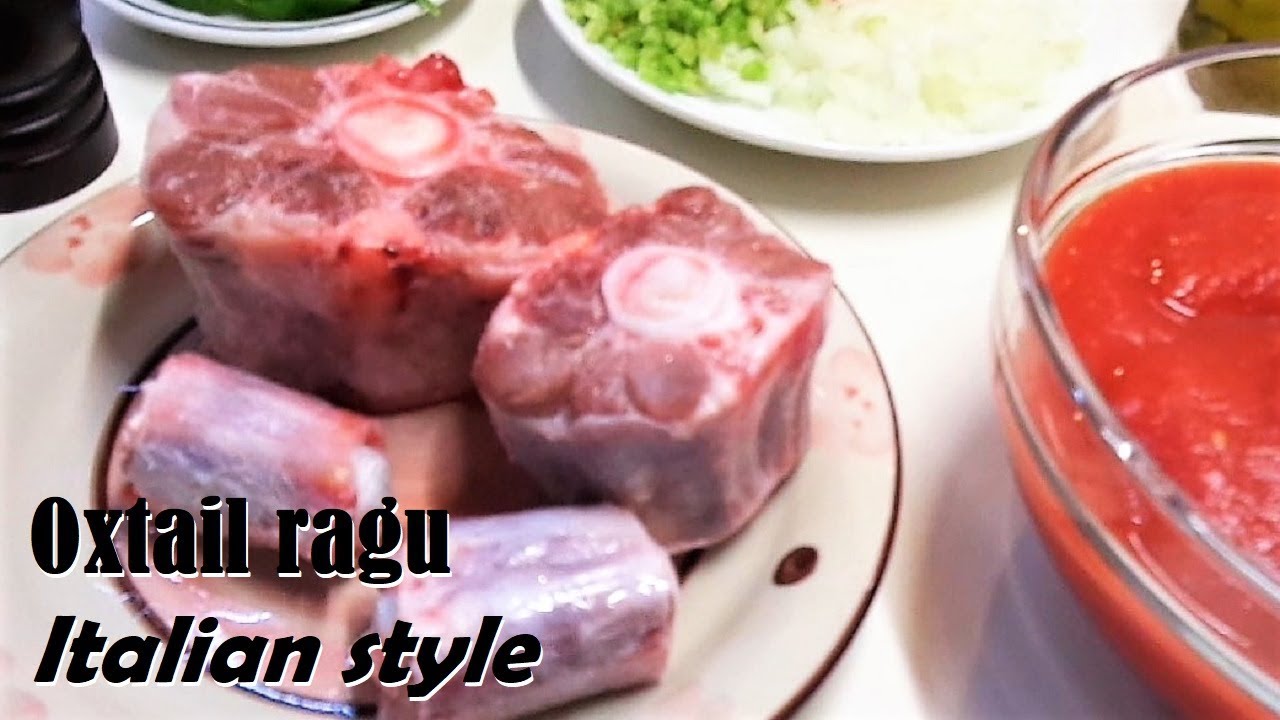Oxtail ragu recipe italian food. - YouTube
