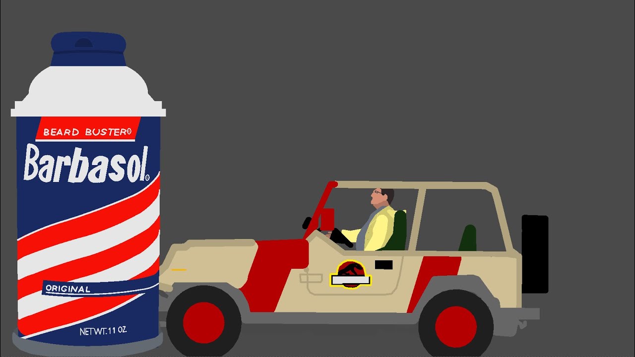 Jurassic Park Barbasol Can (Sticknodes) - YouTube