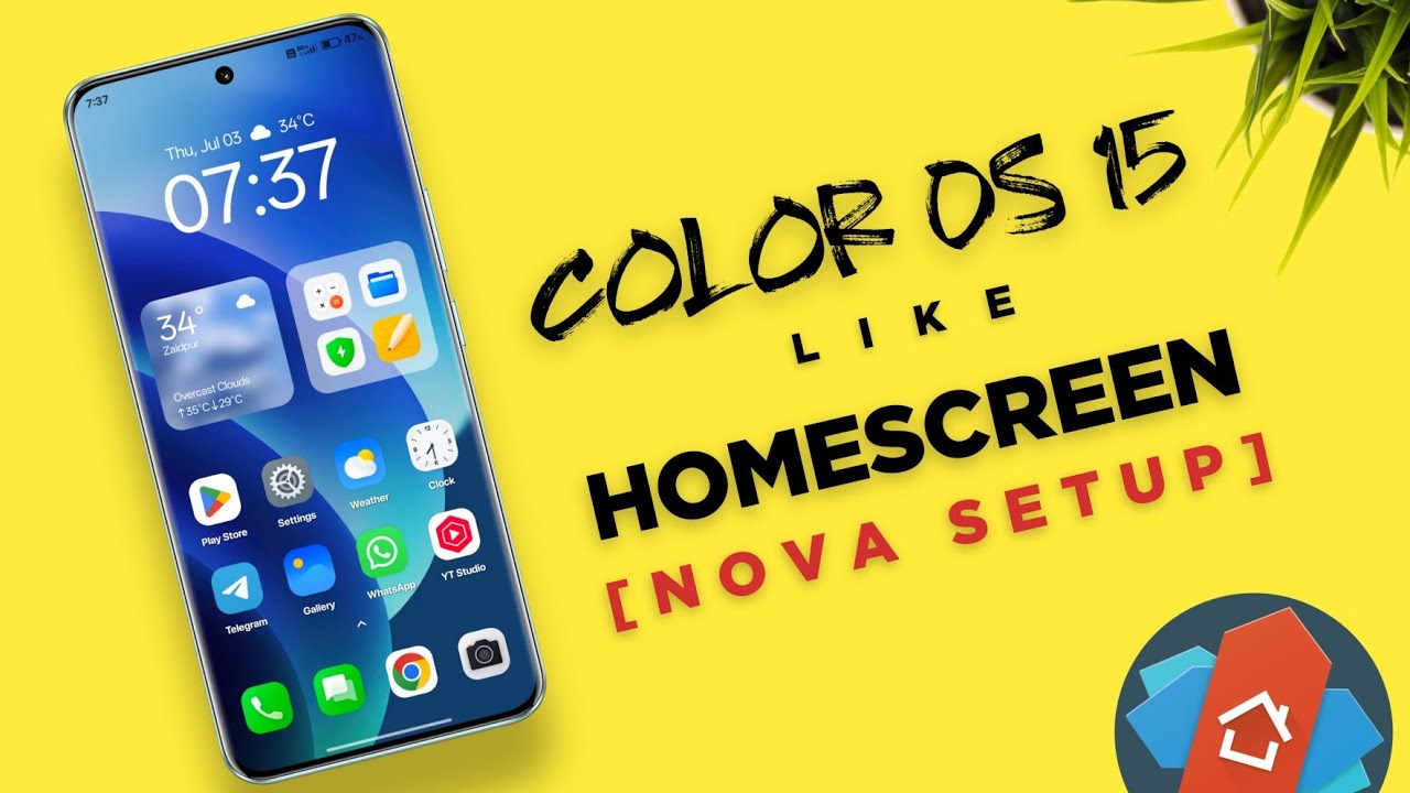 Get ColorOS 15 Home Screen On Any Android [Nova+KWGT Setup] - YouTube