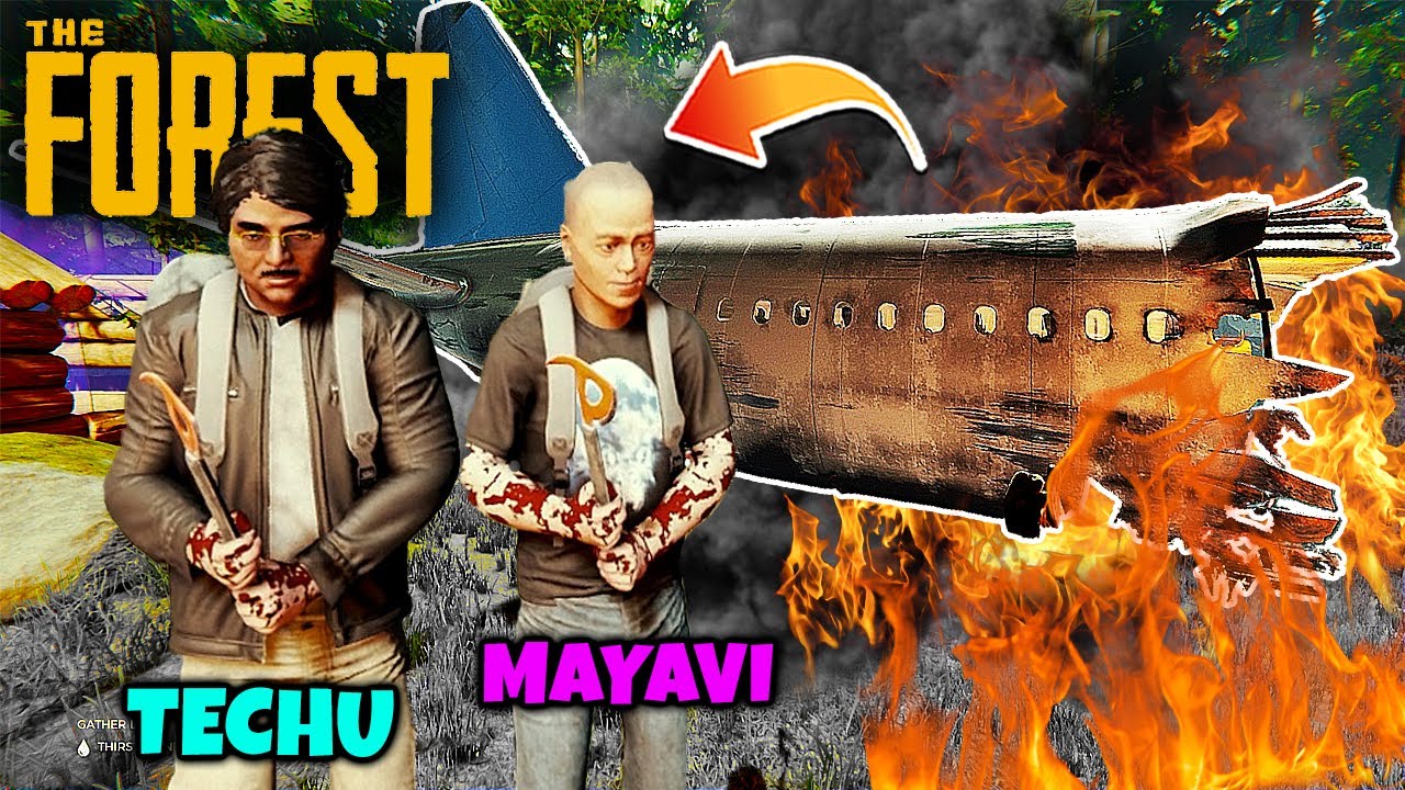 OUR FLIGHT GOT CRASHED INTO A SCARY FOREST !! - YouTube