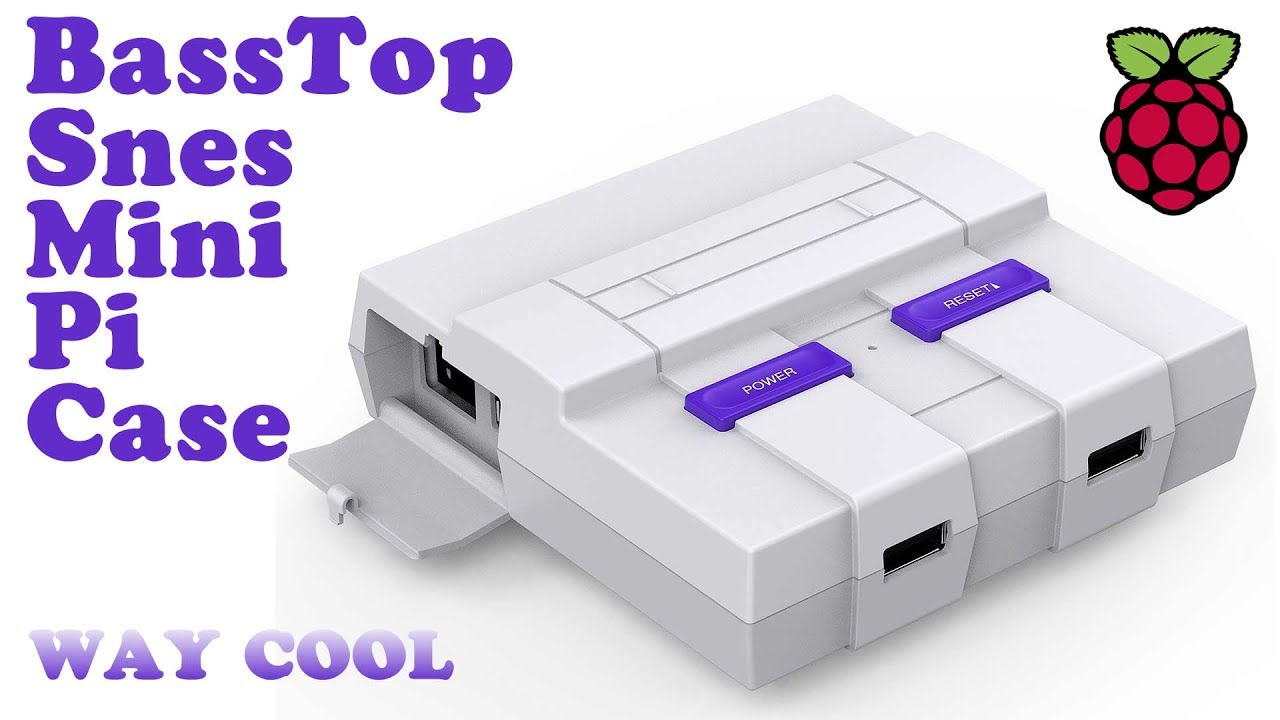 SNES Classic Pi Basstop Case Setup & Overview - YouTube