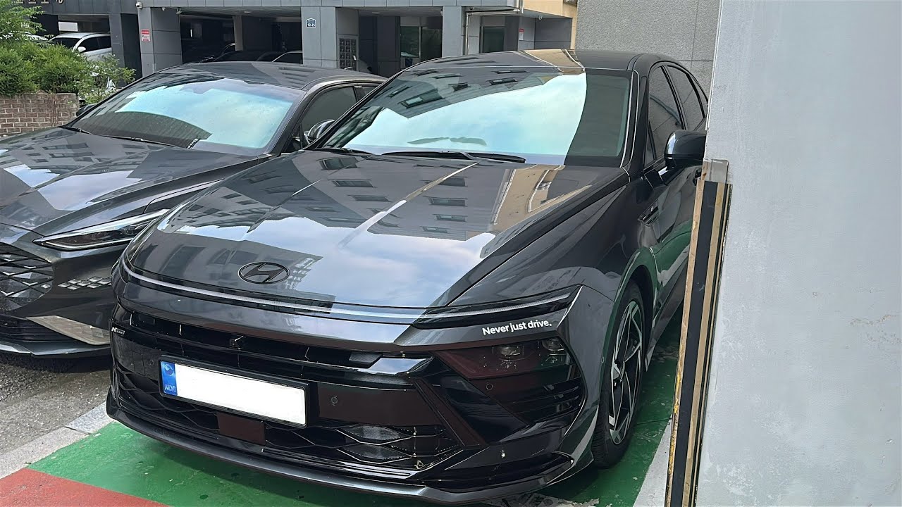 회사동료분이랑 3시간 새벽세차하기 운전 Vlog 쏘나타 디엣지 하이브리드 세차브이로그 새벽세차 주행 Vlog 취미세차 Youtube