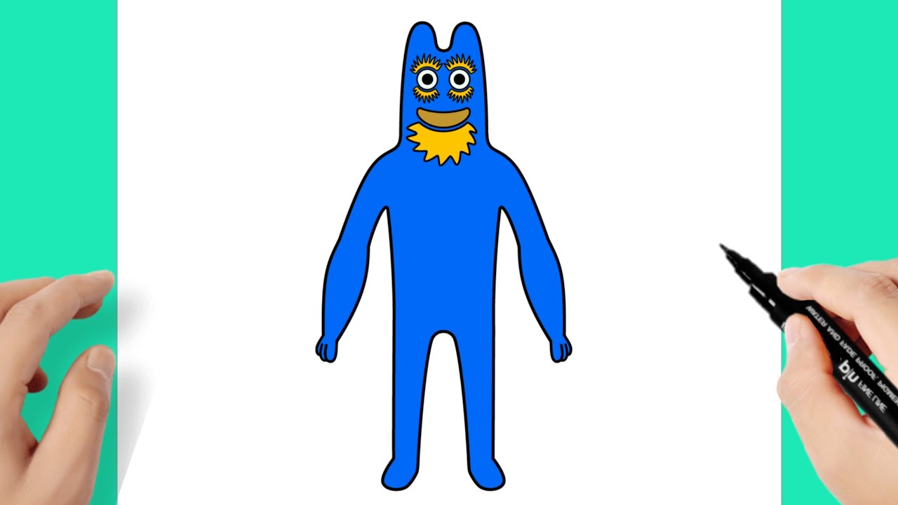 Como dibujar a Flumbo de Garten of Banban - YouTube