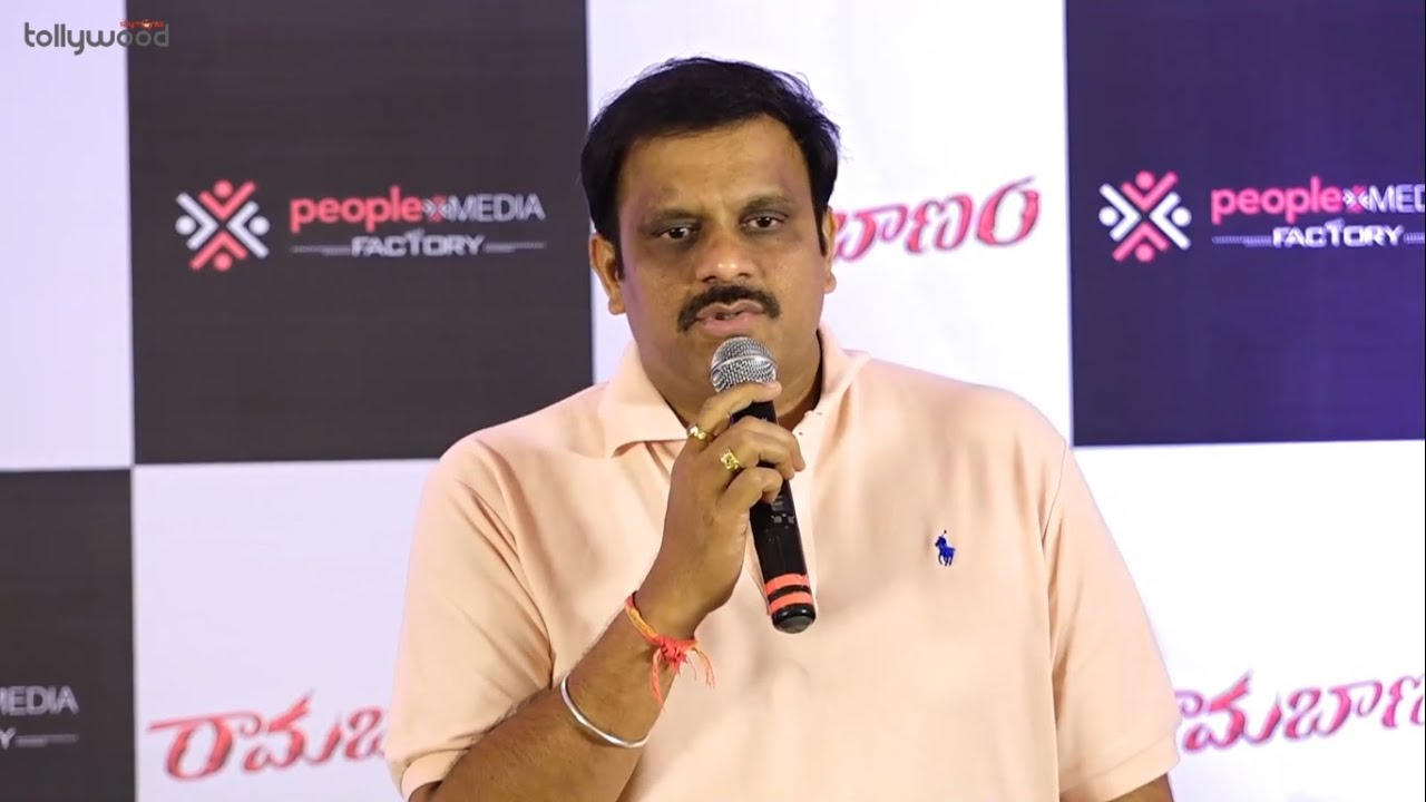 Director Sriwass Speech @ Ramabanam Movie Press Meet | Gopichand ...