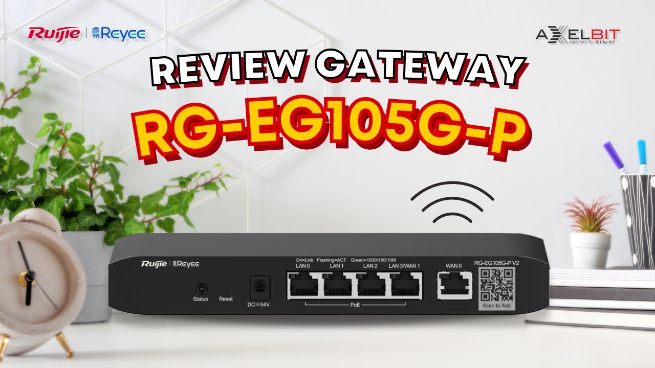 UNBOXING RUIJIE REYEE RG-EG105G-P (5 CLOUD GIGABIT PORT MANAGED POE ...
