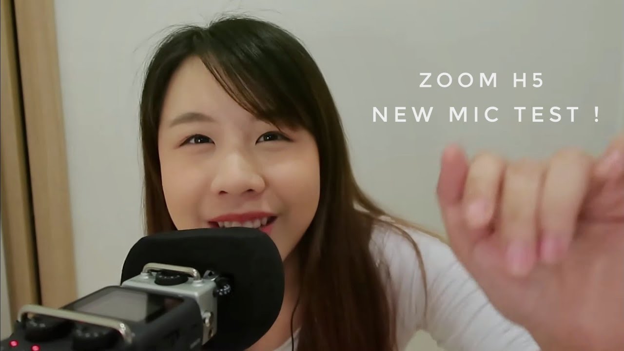 ASMR Mic Test (Zoom H5) whispering, tapping, a little bit of ear ...