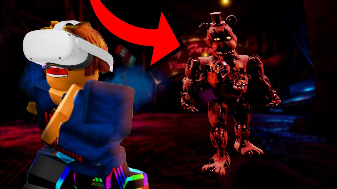 Playing Roblox FNAF VR is gay so no vr - YouTube