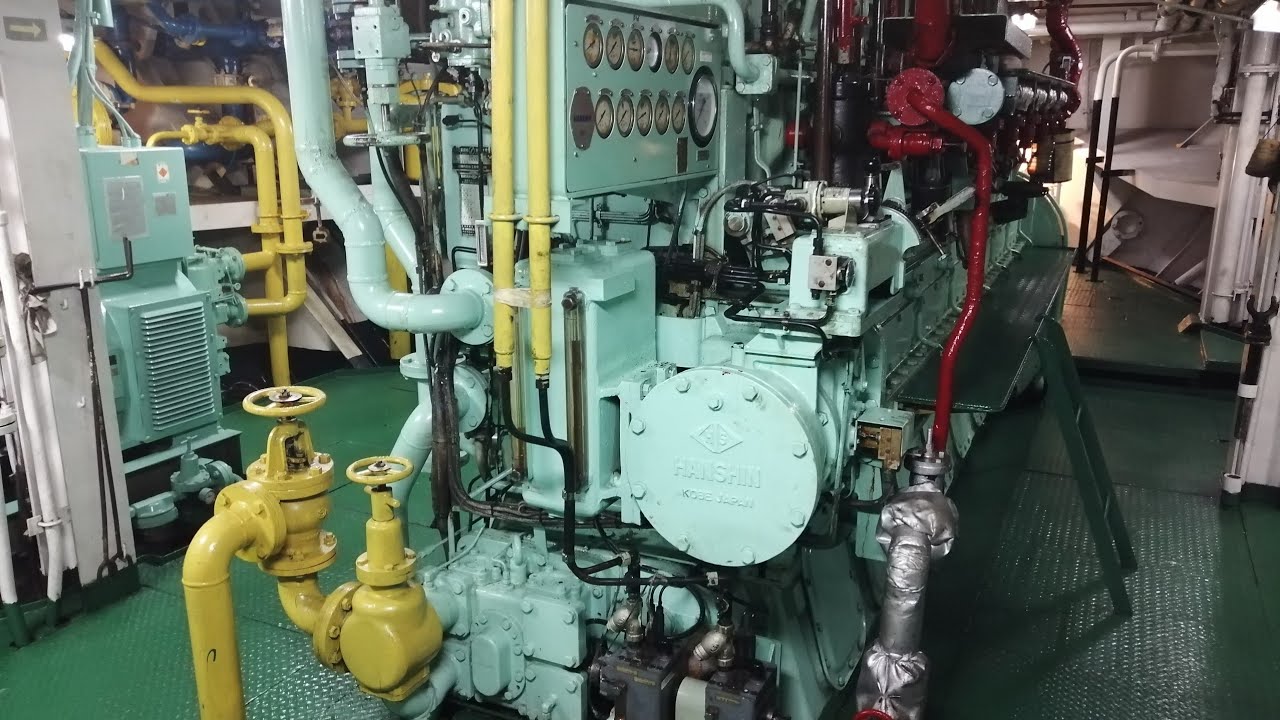 HANSHIN MAIN ENGINE 1000Hp🛳️🚤⛴️ - YouTube