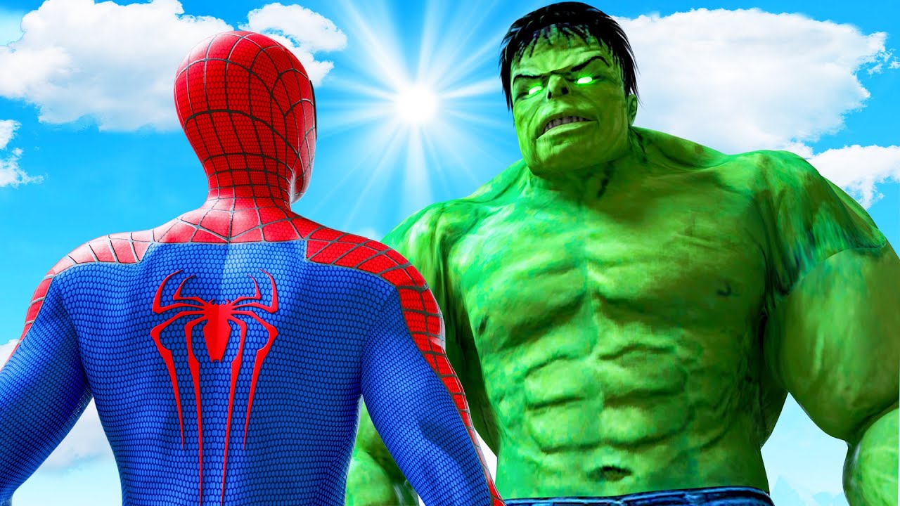 THE INCREDIBLE HULK VS THE AMAZING SPIDER-MAN - SUPER EPIC BATTLE ...