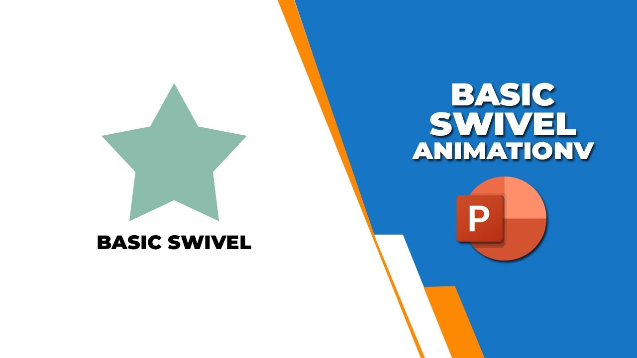 How to add basic swivel animation in PowerPoint - YouTube